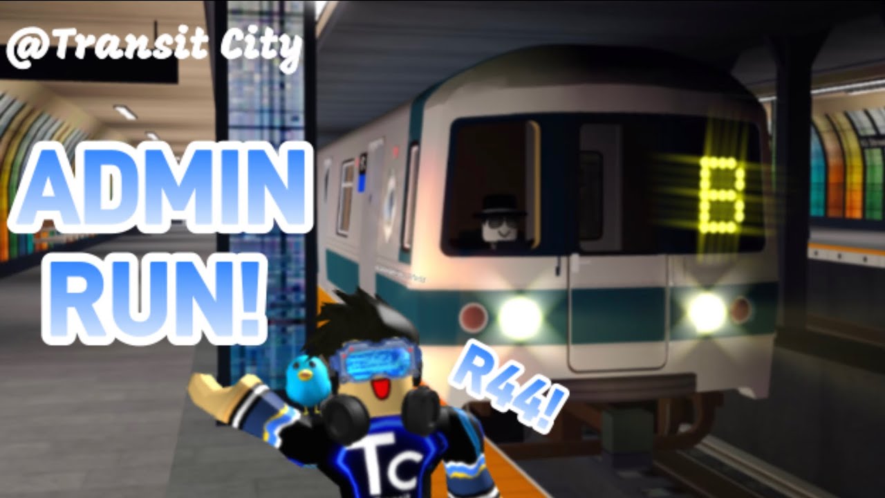 ᴴᴰ⁶⁰ ᴴᴰᴿ Roblox | PTA Subway: Fifth Av Lines - R44 (Admin Run!) - YouTube