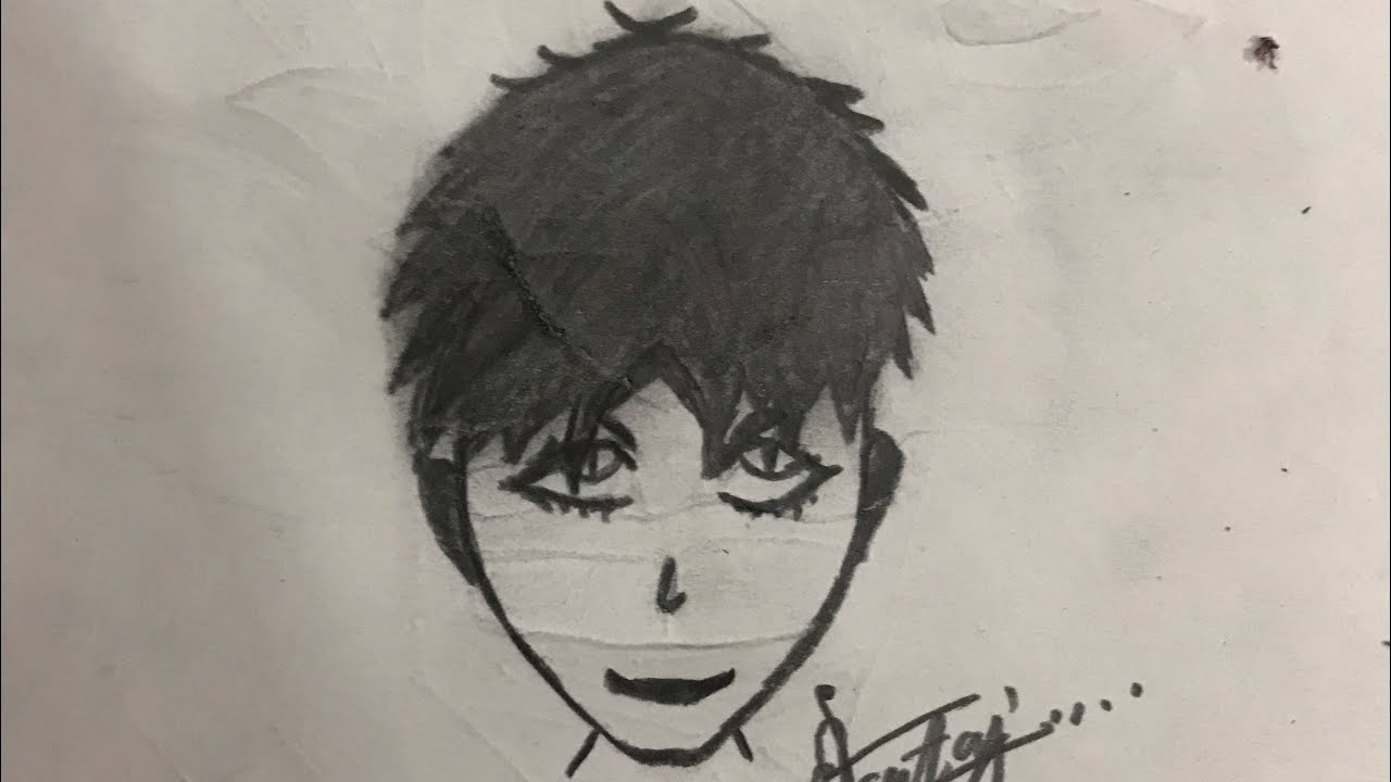 How to Draw an Khatarnak Anime FACE. - YouTube