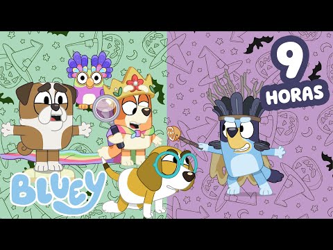 🔴 Ao vivo: A magia é real! 9 horas de magia incrível com Bluey 🧙‍♀️💙 | Bluey Português Brasil Canal
