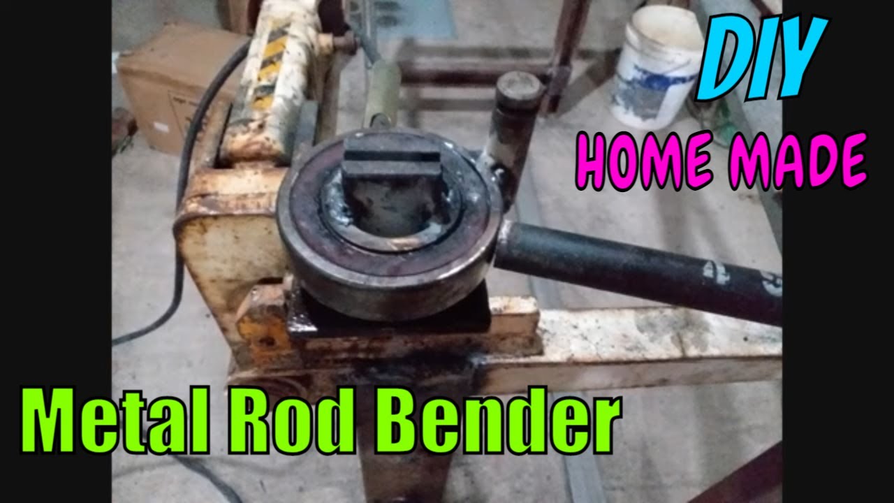 How To Make a Powerful Metal Bar Bender Out Of Steel Bearing - YouTube