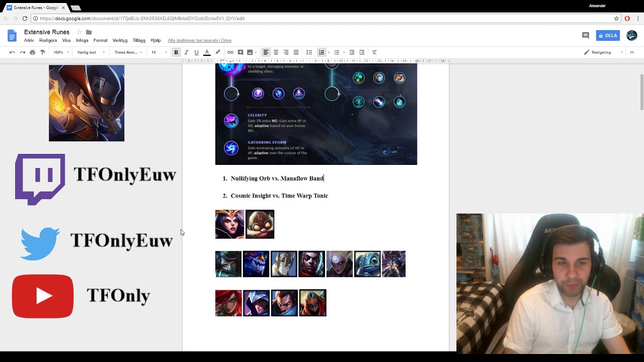 [TF Only] TWISTED FATE RUNES IN-DEPTH EXPLANATION - PATCH 8.9 - YouTube