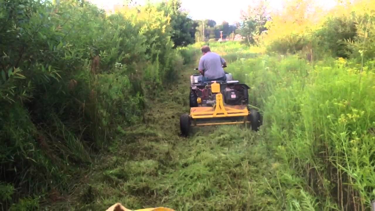 Mott T38 Flail mower - YouTube
