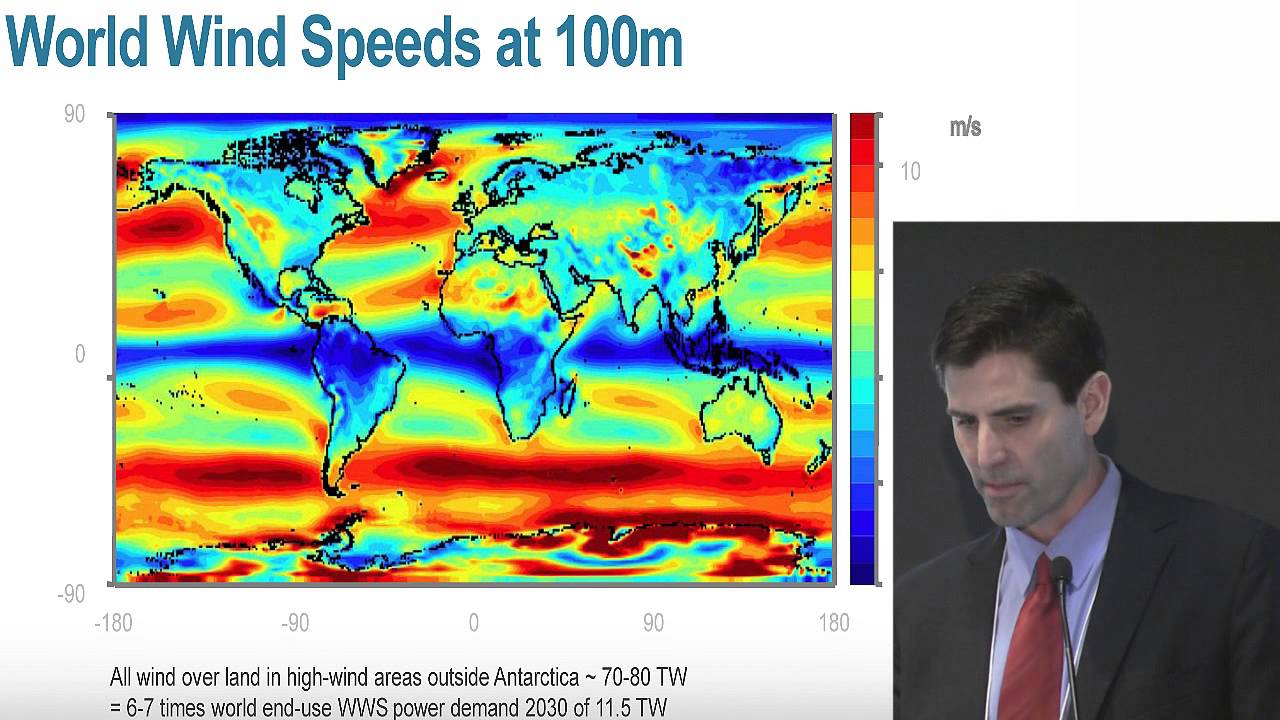 Stanford Professor Mark Jacobson at Pathways to 100% Renewable Energy ...