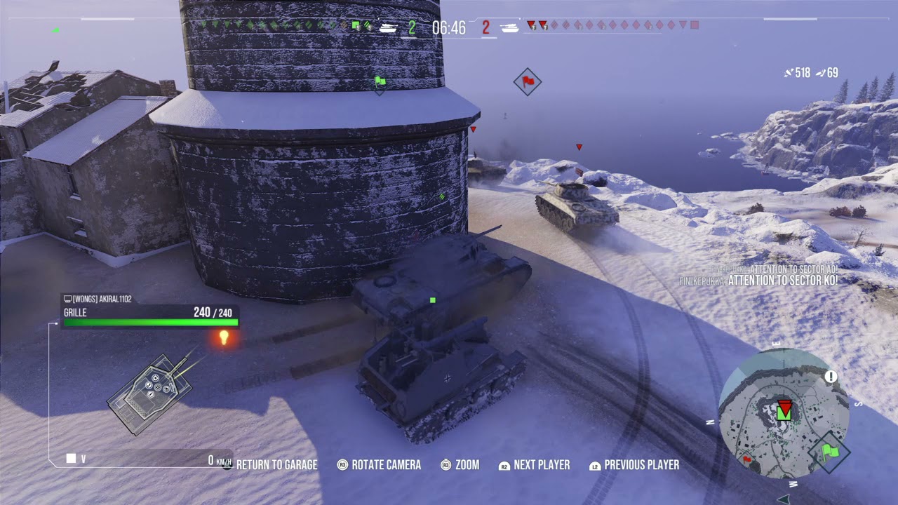 World of Tanks,ps4,2vs2 bot tier V game - YouTube