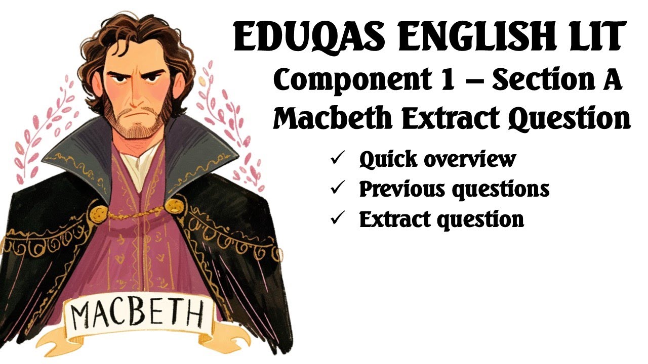 Macbeth Extract Question, Eduqas GCSE English Literature, GCSE English ...