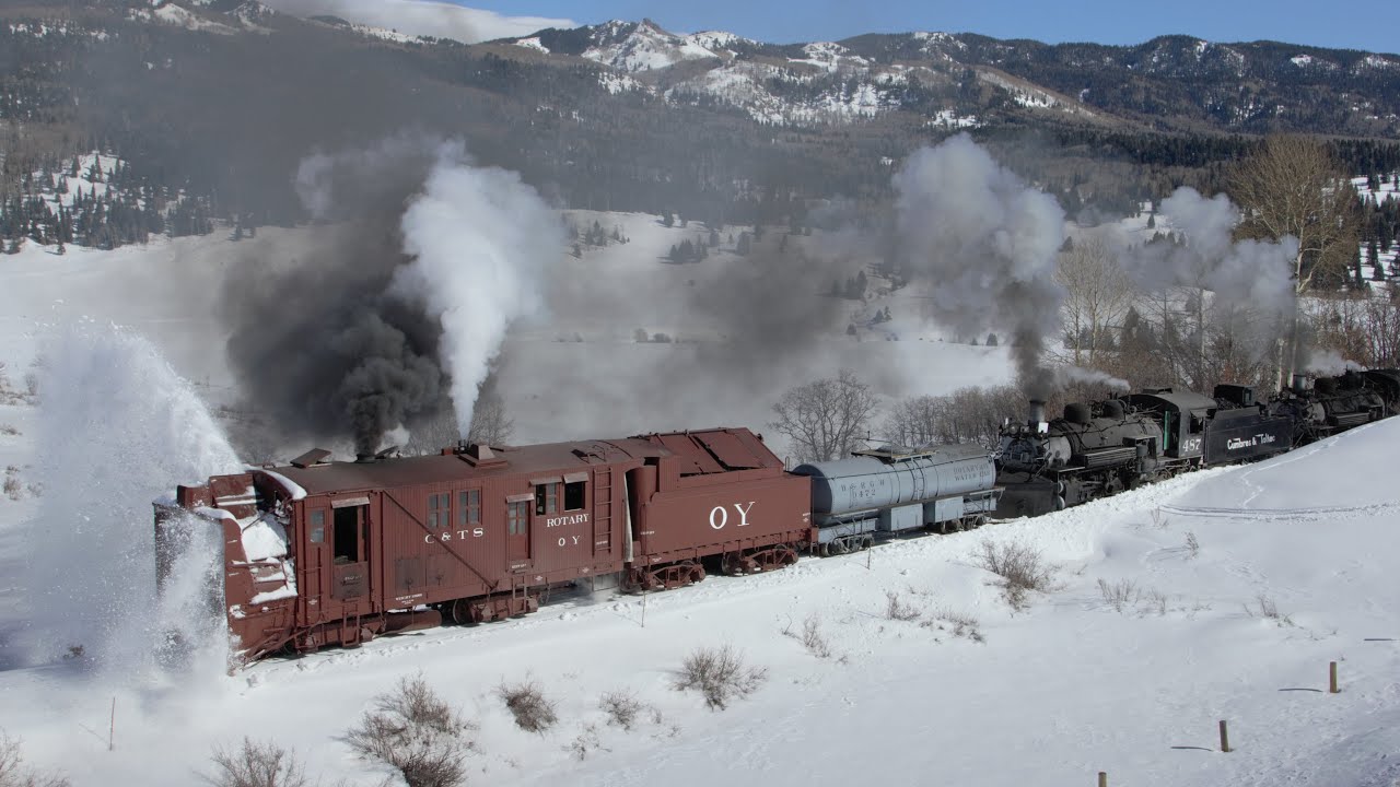 Rotary OY - Snow Fighting on Cumbres Pass - YouTube