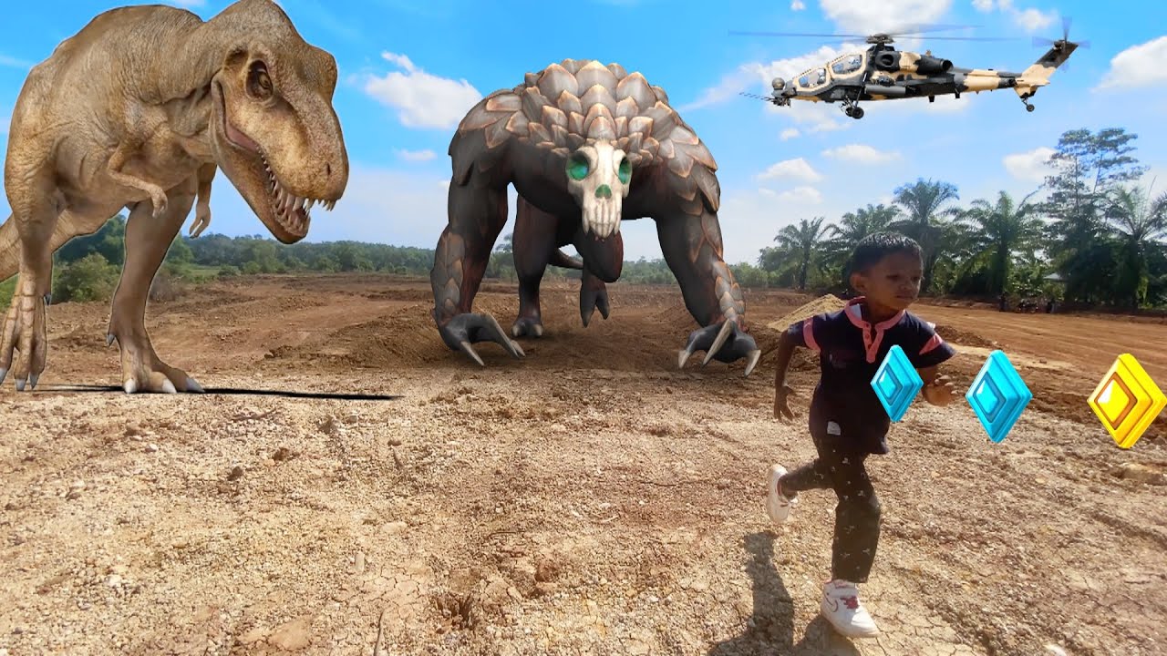 Temple Run Blazing Sands In Real Life || Temple Run 2 || Jurassic world ...