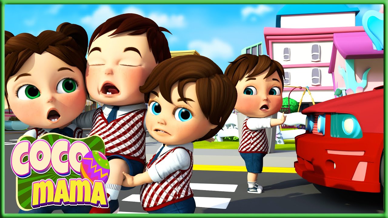 Crossing the Street | Coco Mama Nursery Rhymes & Kids Songs - YouTube