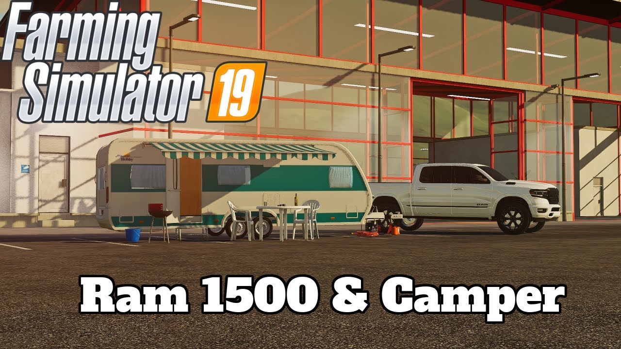 FS19 - Mod Spotlight #156 - Ram 1500 & Camper! - YouTube