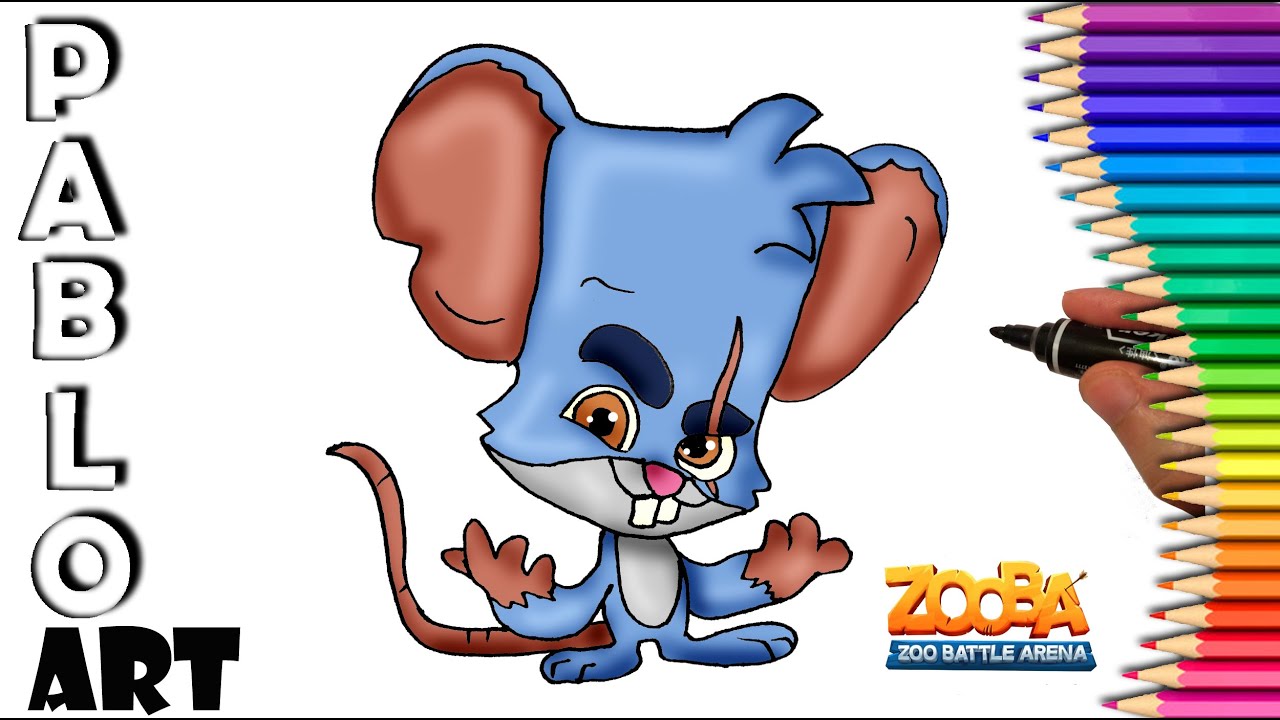 How to Draw Louie from Zooba | Learn to Draw step by step - YouTube