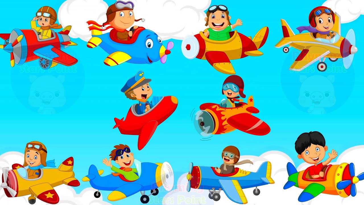 10 Little Airplanes | Kids Songs | Count to Ten | Numbers Song ...