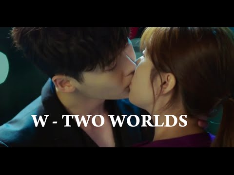 W - Two Worlds Lee Jong-Suk and Han Hyo-Joo KISSING