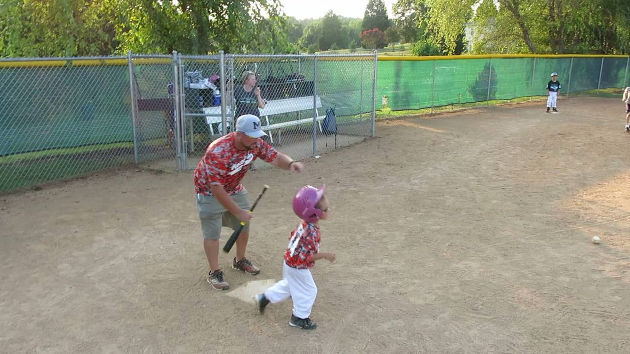 FIRST ever T-Ball Game - YouTube