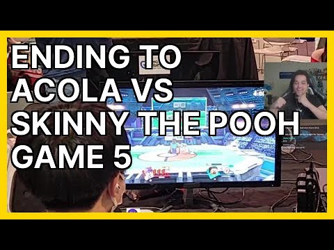 Ending to Acola vs Skinny The Pooh game 5 (gs... | Smash Ultimate ...