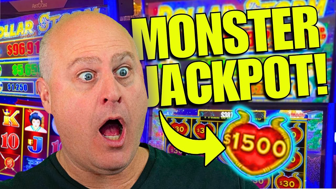 MONSTER JACKPOT during the Dollar Storm Extravaganza! - YouTube