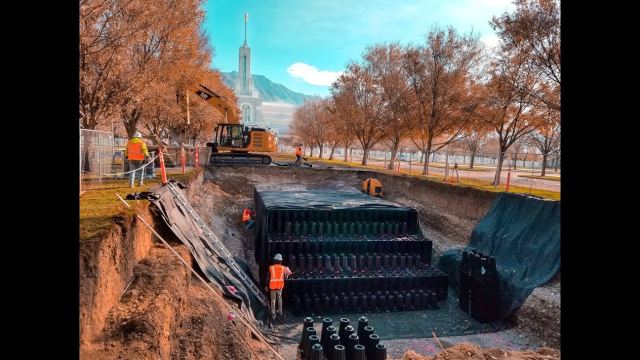 Solving LDS Temple Drainage Problem - YouTube