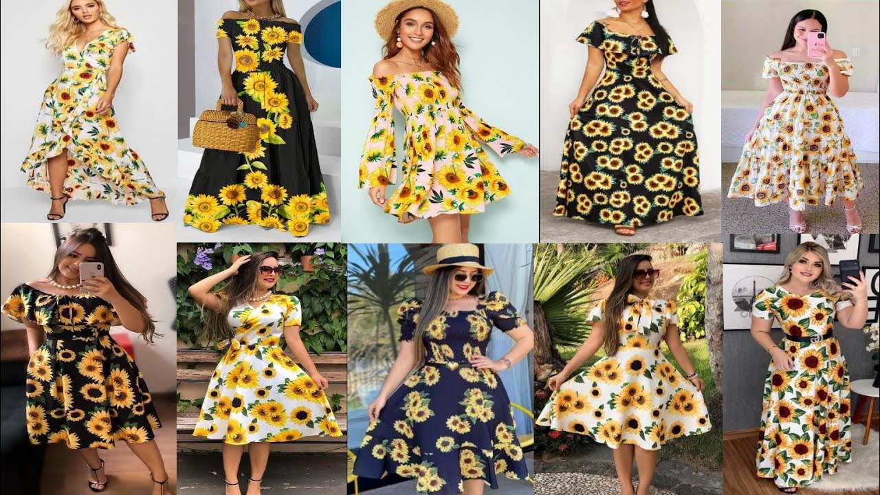 casual frock design for pretty look |Frock design for new year| flower ...