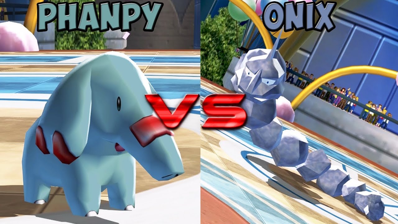 Pokemon battle revolution - Phanpy vs Onix - YouTube
