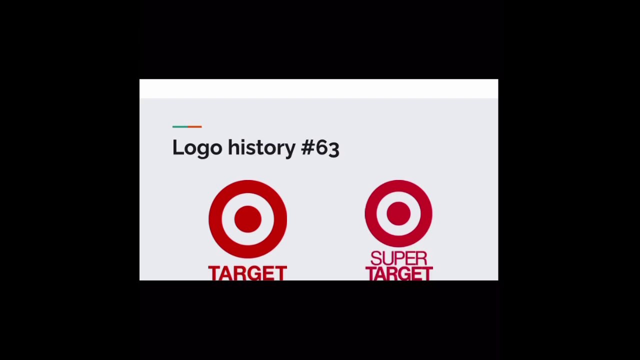 Logo history #63 target and super target - YouTube