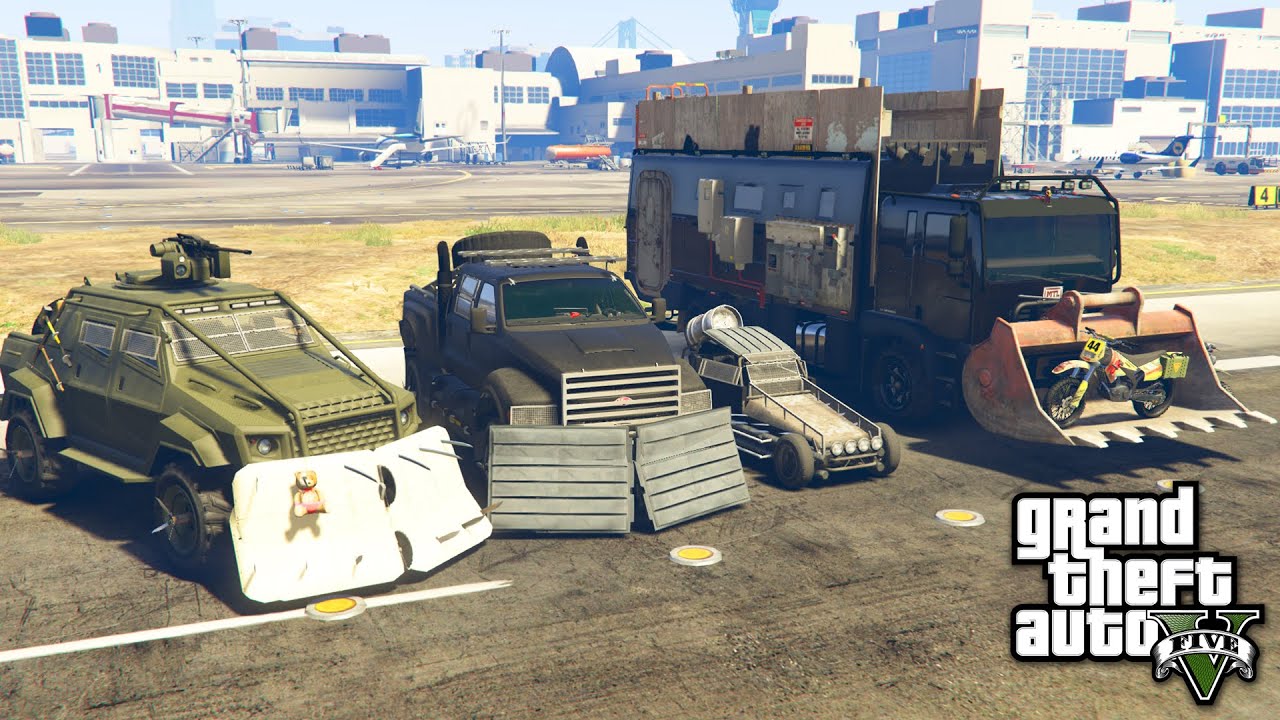 5 VÉHICULES DE L’APOCALYPSE SUR GTA V - YouTube