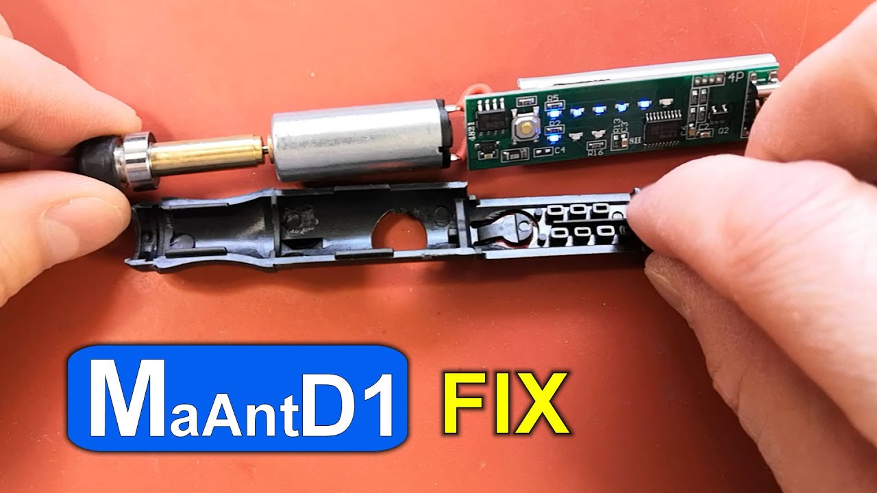 Ma Ant D1 mini rotary tool repair - YouTube