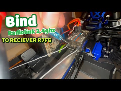 How to bind RadioLink 2.4GHz to receiver R7FG - YouTube
