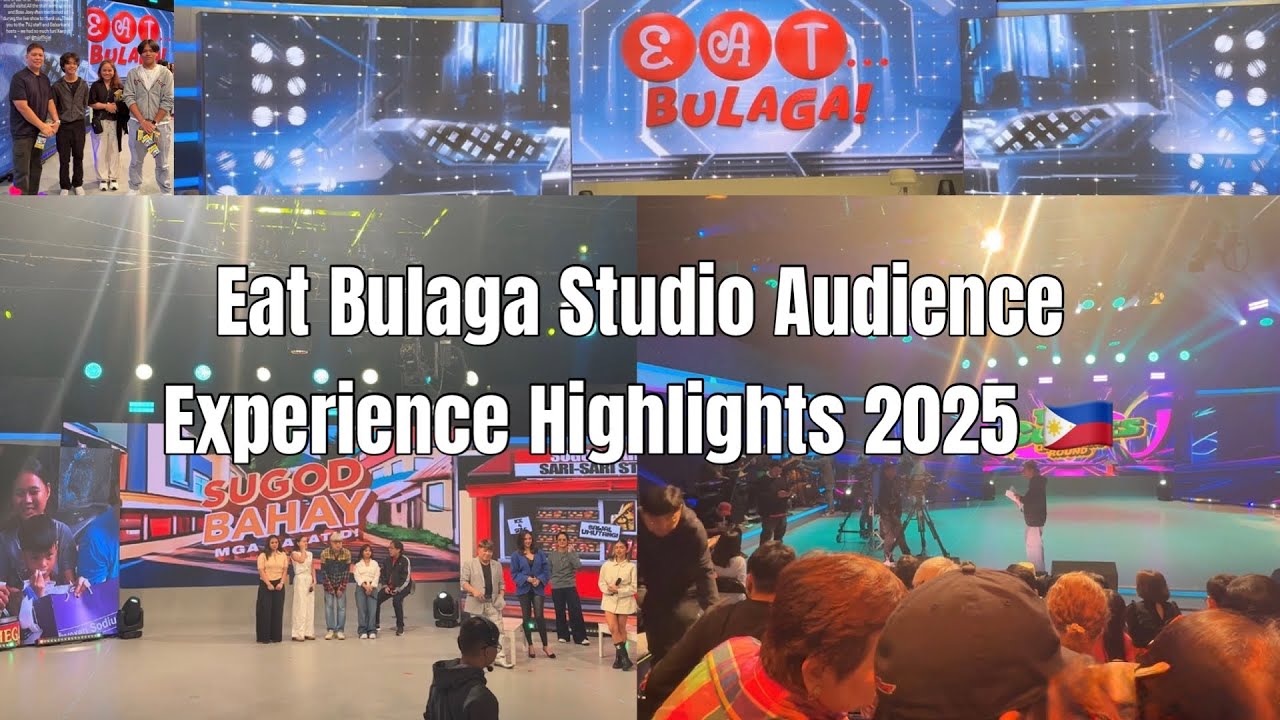 Inside Eat Bulaga Studio 🇵🇭 | Studio Audience Experience Highlights ...
