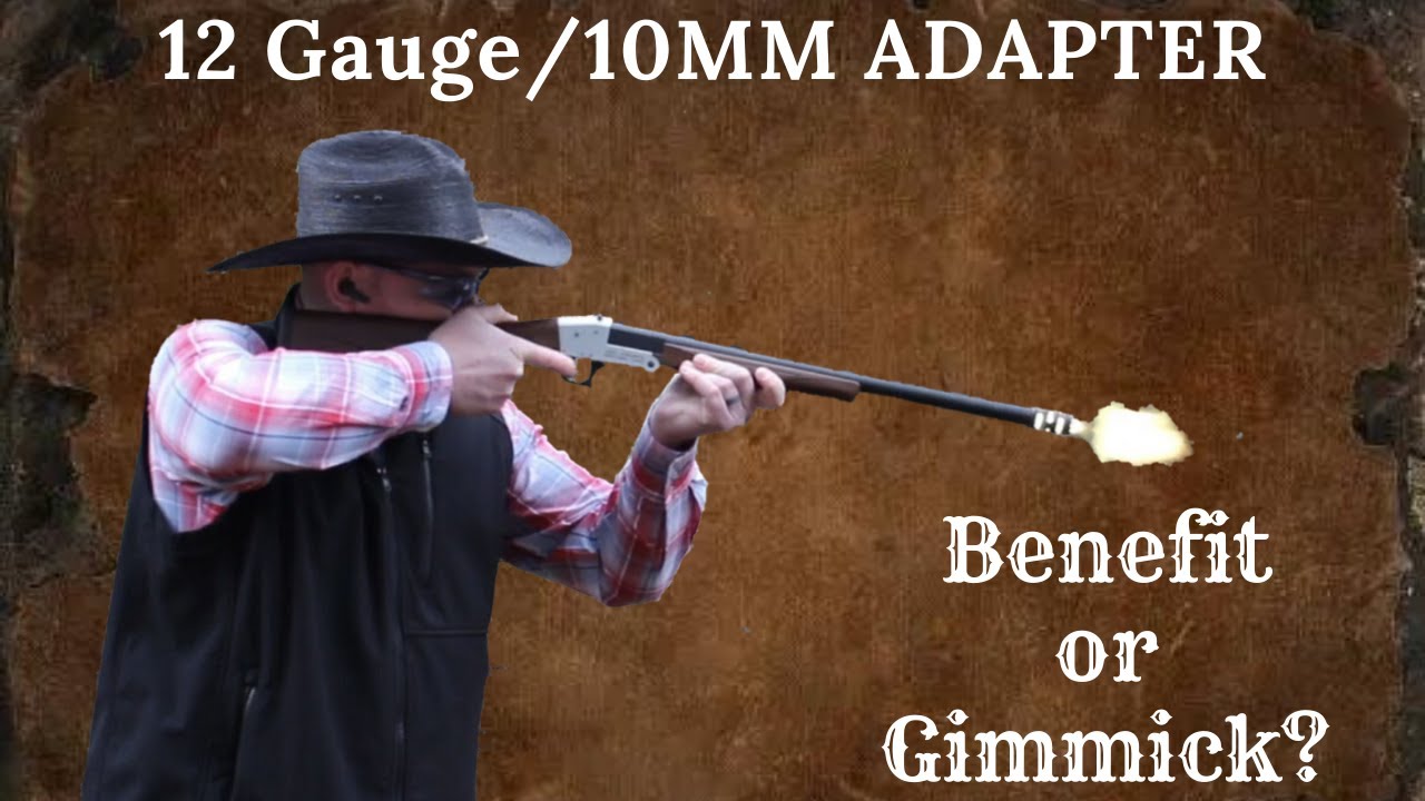 Shooter's Box 12 Gauge to 10MM Caliber Adapter (RIA TK-113 with ...