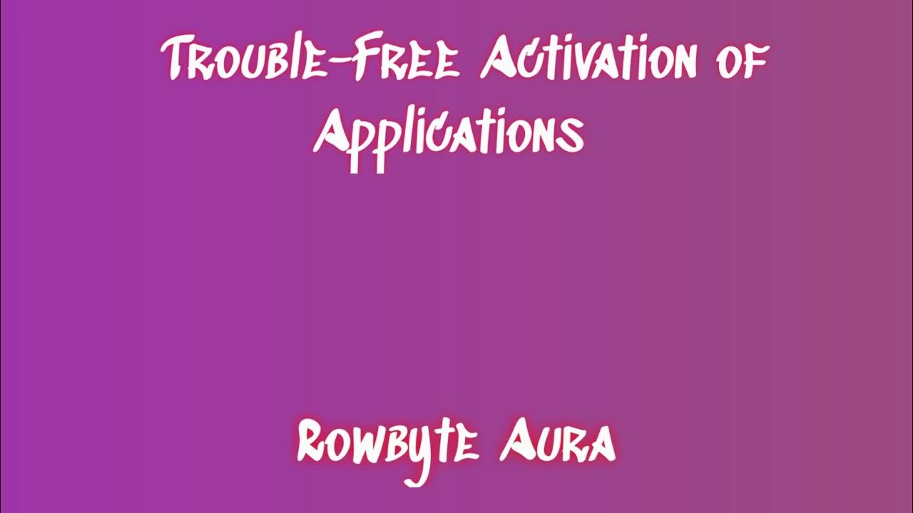 Rowbyte Aura license: How to install Rowbyte Aura activated | Download Rowbyte Aura - YouTube