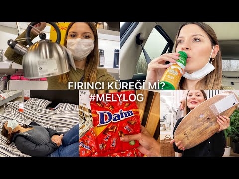 EVE NELER ALDIM? YENİ MUTFAĞIMA ADIM ADIM! | 1 HAFTADA 5 KG VERMEK? | IKEA TURU #MELYLOG