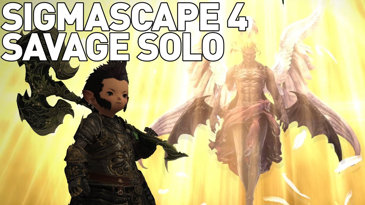 FFXIV - Kefka SAVAGE Solo! (Sigmascape V4, Patch 6.2, ilvl 610) - YouTube