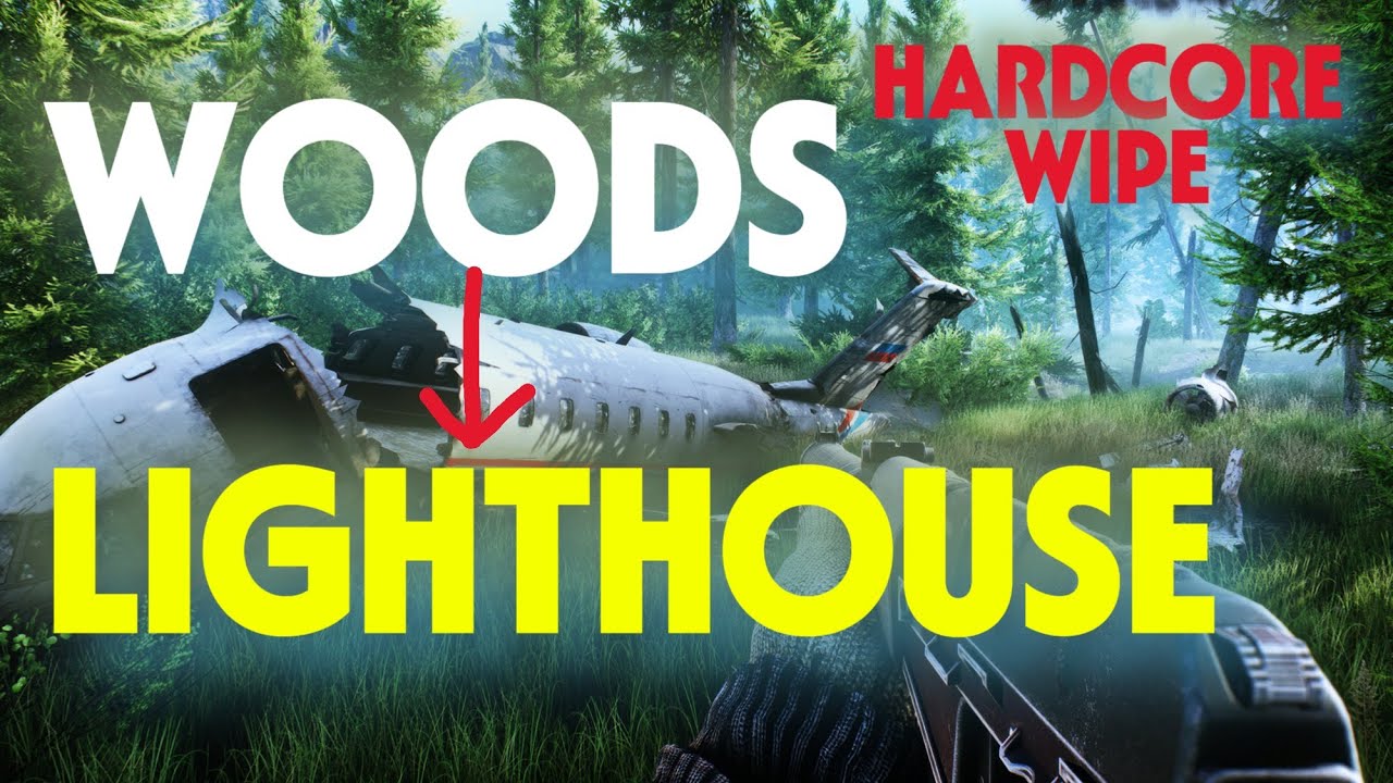 Woods to Lighthouse Transit - Hardcore Wipe Tarkov - YouTube