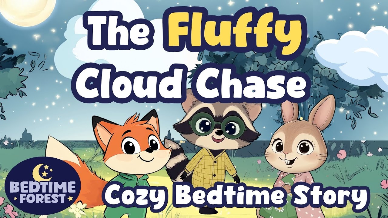 Cozy Bedtime Story for Kids ⛅ The Fluffy Cloud Chase ⭐ Calming Sleep ...