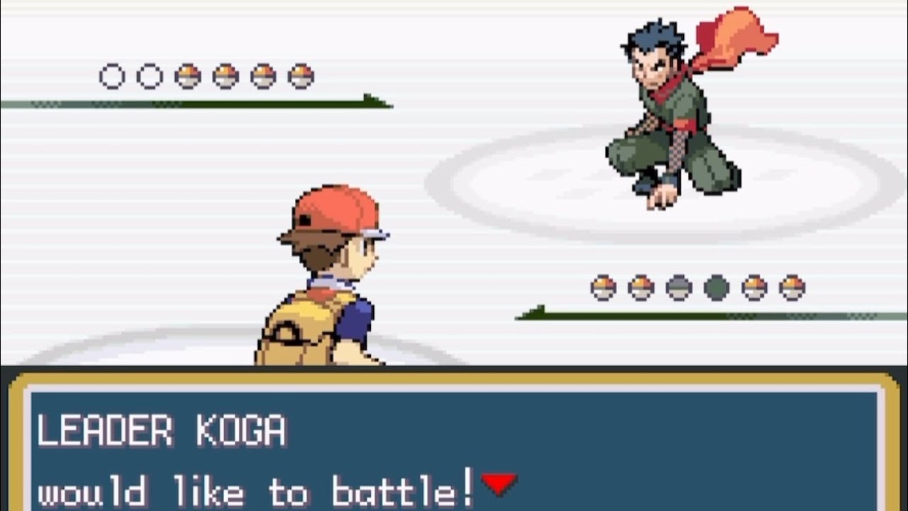Pokemon Fire Red Walkthrough (2024) Part 21: Fuchsia City Gym Battle vs ...