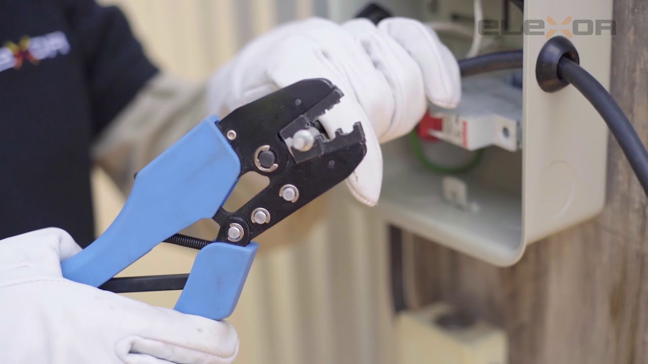 ¿Cómo instalar una acometida con cable concéntrico ELEXOR? - YouTube