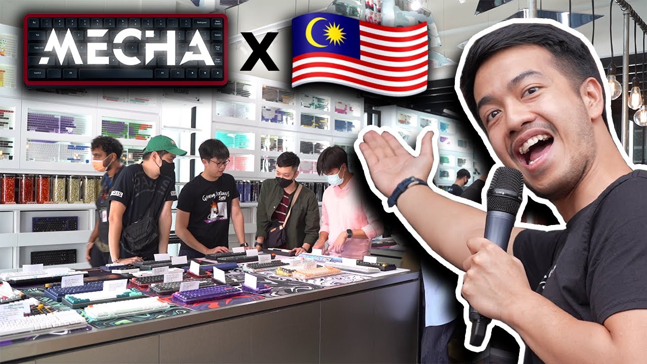 Opening Malaysia's NEWEST keyboard store - YouTube