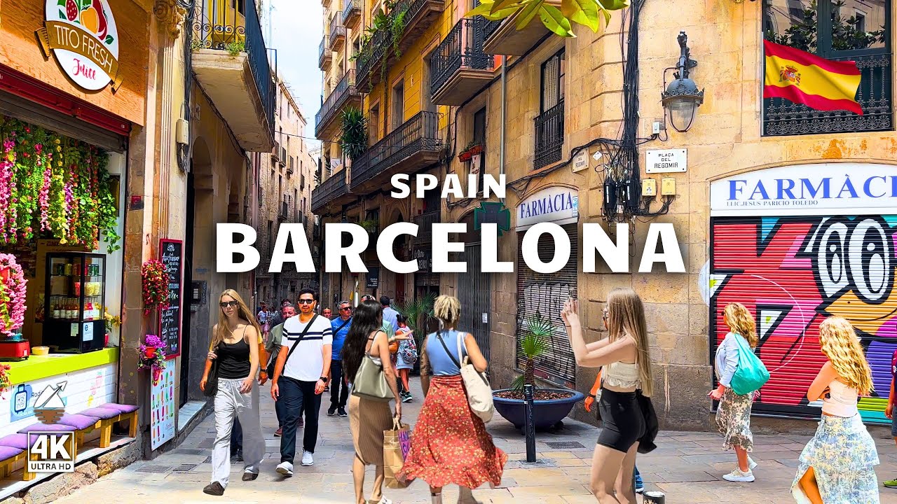 Barcelona, Spain 🇪🇸 4K Walking Tour | City Walk & Top Landmarks - YouTube