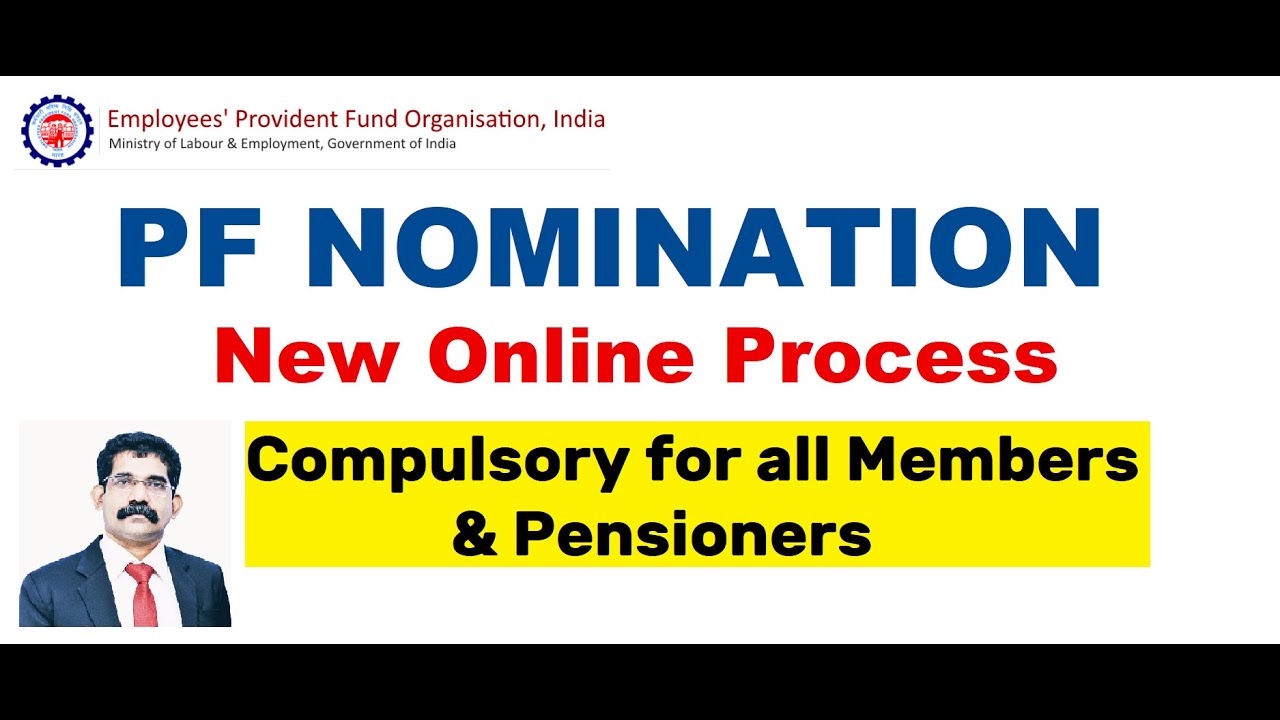PF e-Nomination Form Online with e-sign | SVJ Academy - YouTube