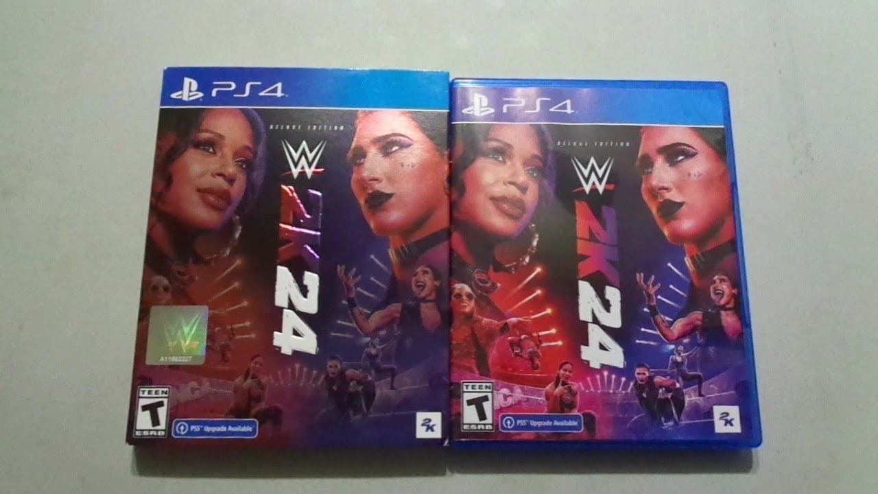 WWE 2K24 Deluxe Edition PS4 Unboxing - YouTube