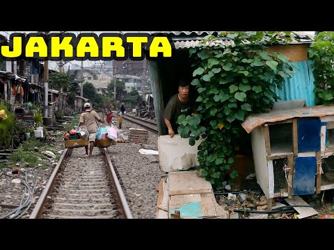 Endonezya'nın İki Yüzü! Raylar Üstünde Yaşayan İnsanlar JAKARTA / 411