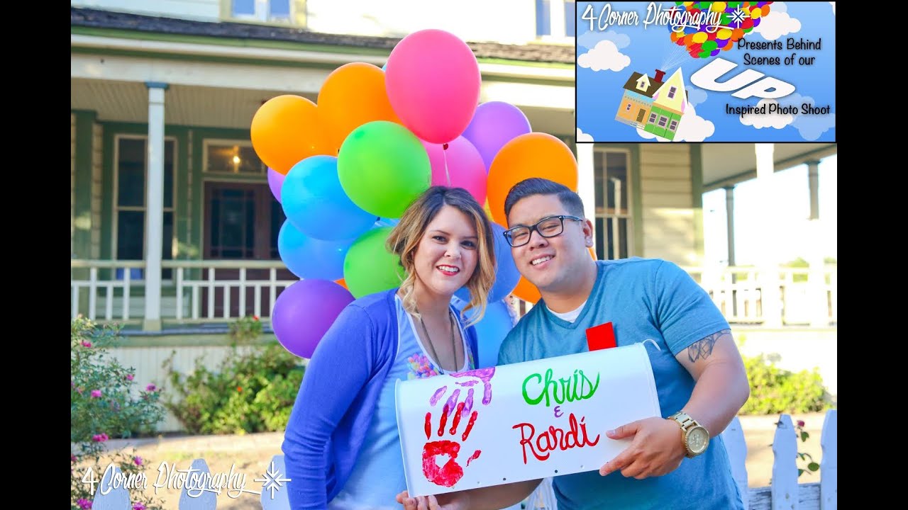 Disney's Up inspired photoshoot - YouTube