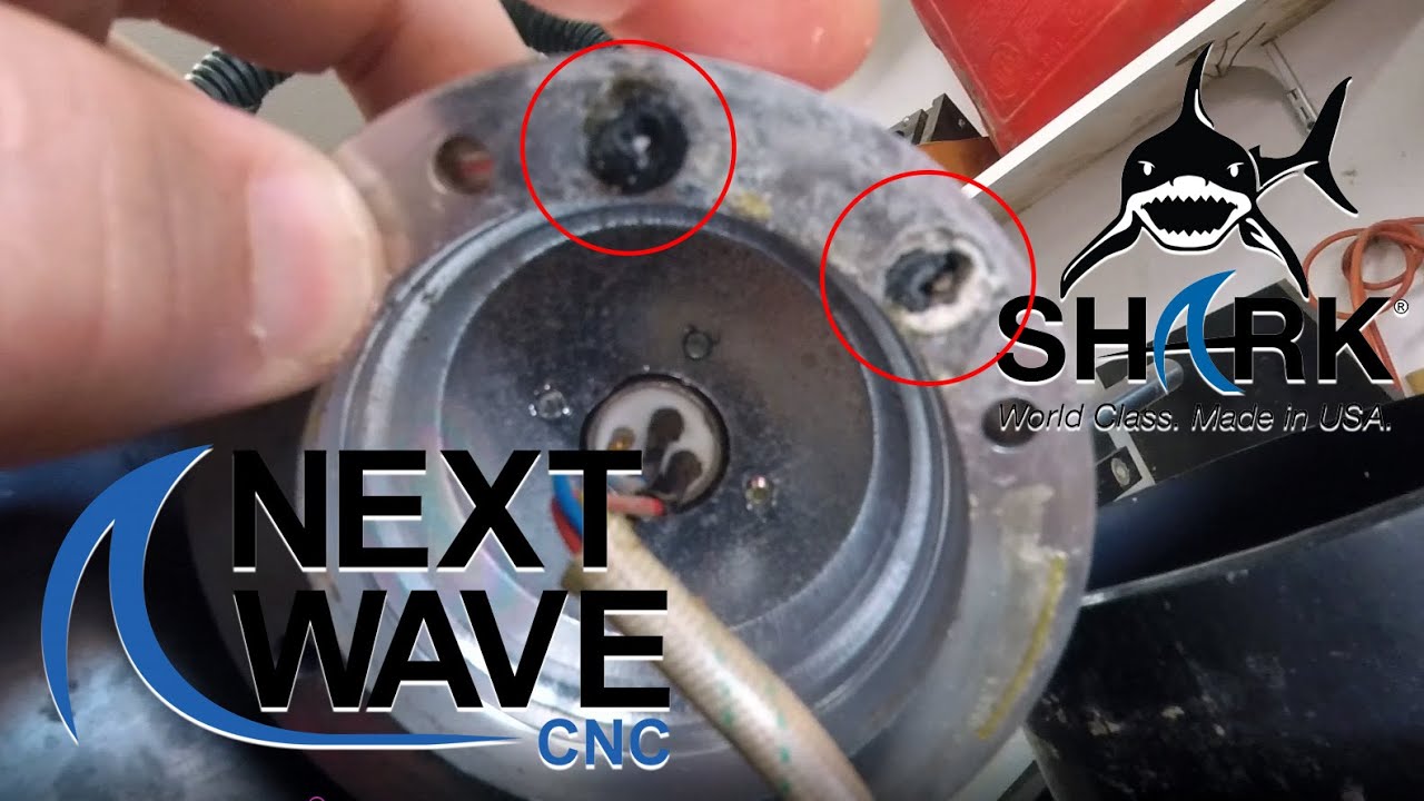 WATER COOLED SPINDLE REPAIR - NO FLOW - Next Wave CNC Shark, Router ...
