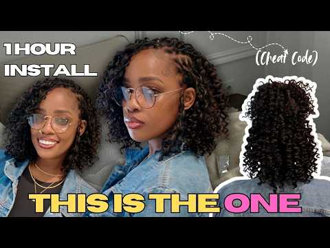 🔥💖 VIRAL Miracle Knot Bob in 1 HOUR! Try THIS Cornrow & Triple Feather Crochet CHEAT CODE!