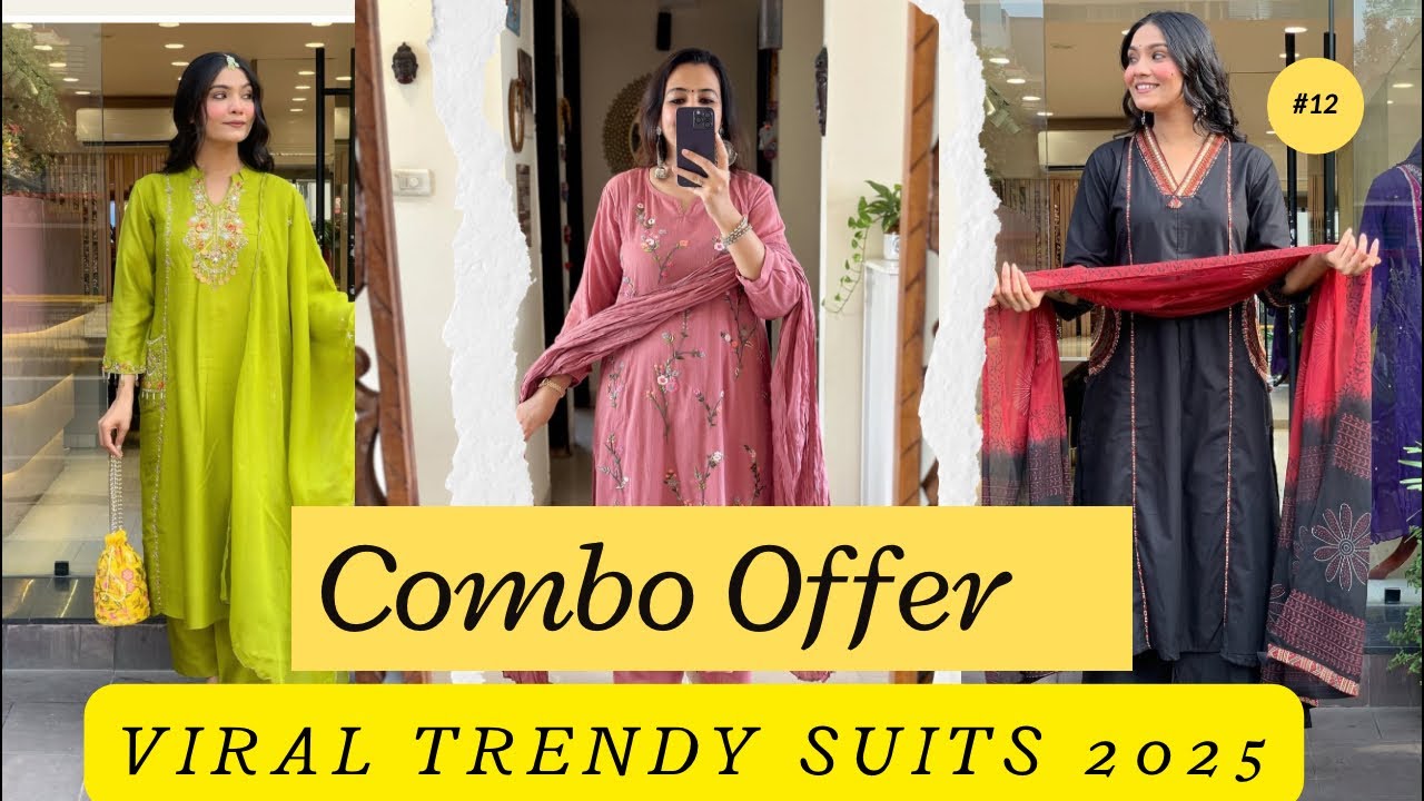 Special Combo offers during live on most Viral Trendy Suits in 2025 ...
