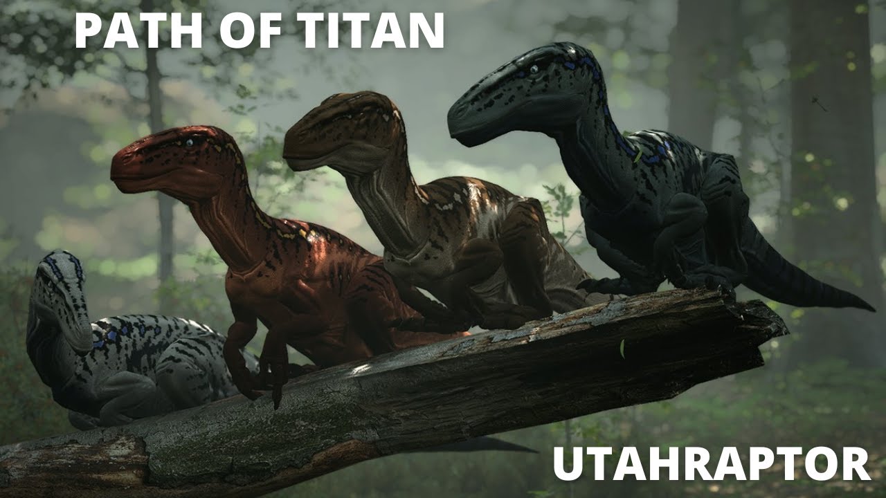 ON DECOUVRE L'UTAHRAPTOR : ON JOUE AVEC L'EQUIPE !! [PATH OF TITANS ...