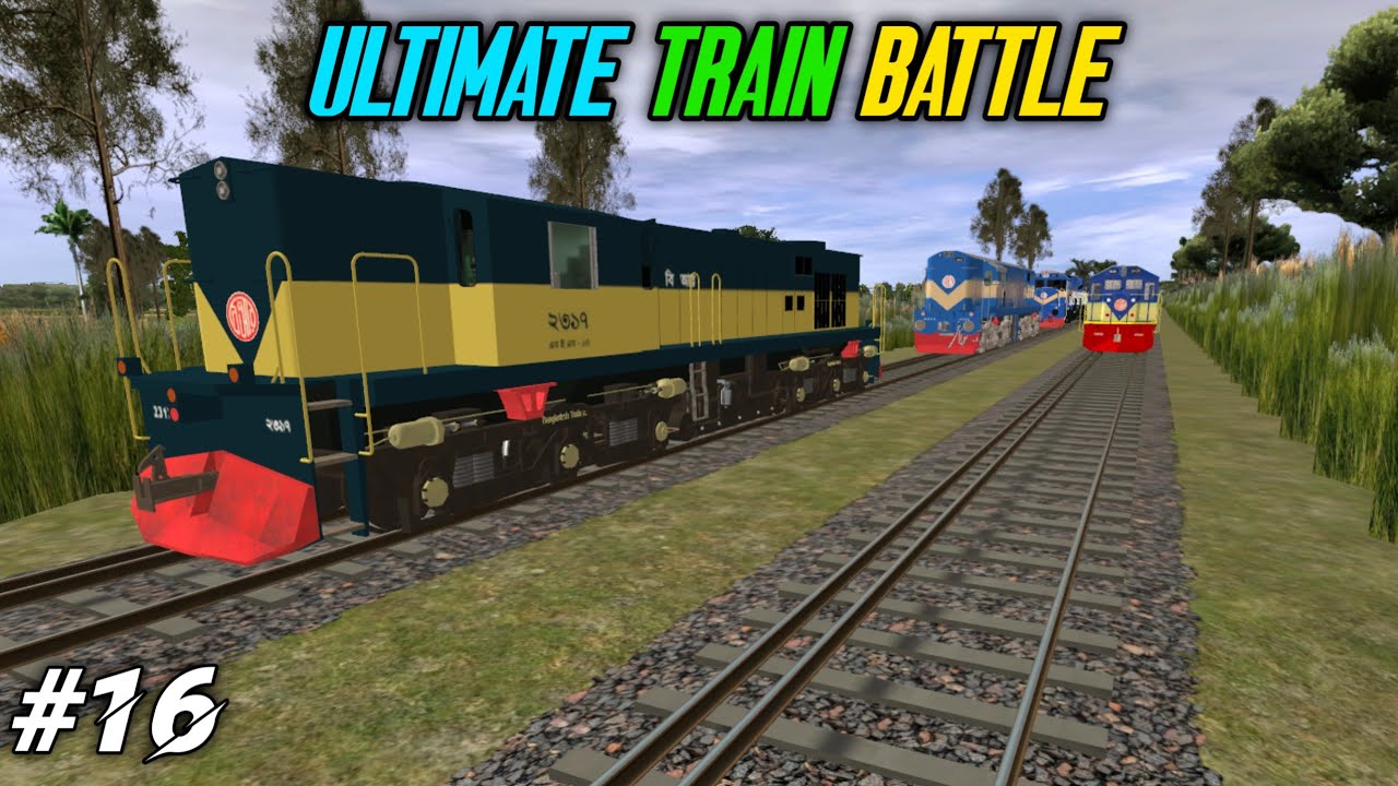 ULTIMATE TRAIN BATLLE | TRAINZ #16 - YouTube
