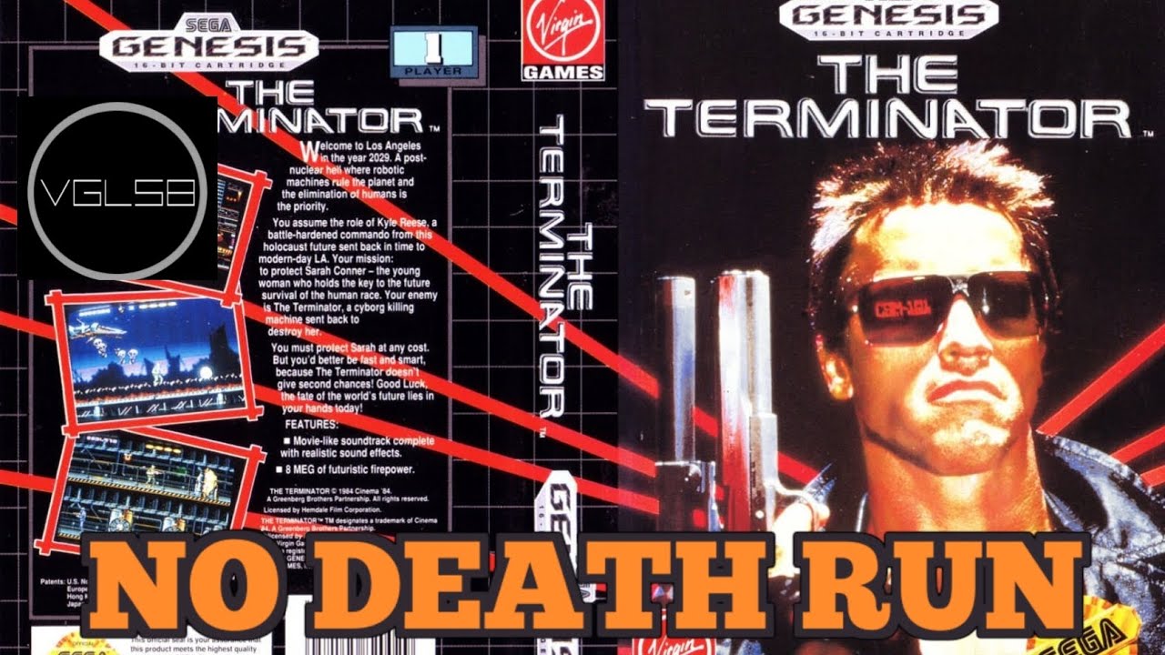 The Terminator Sega Genesis No Death Run! - YouTube
