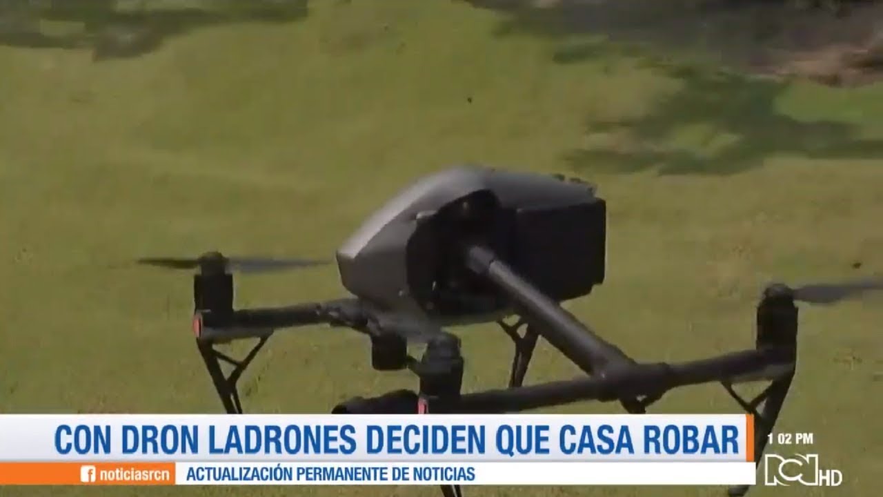 Ladrones usan drones para robar casas en Cali - YouTube