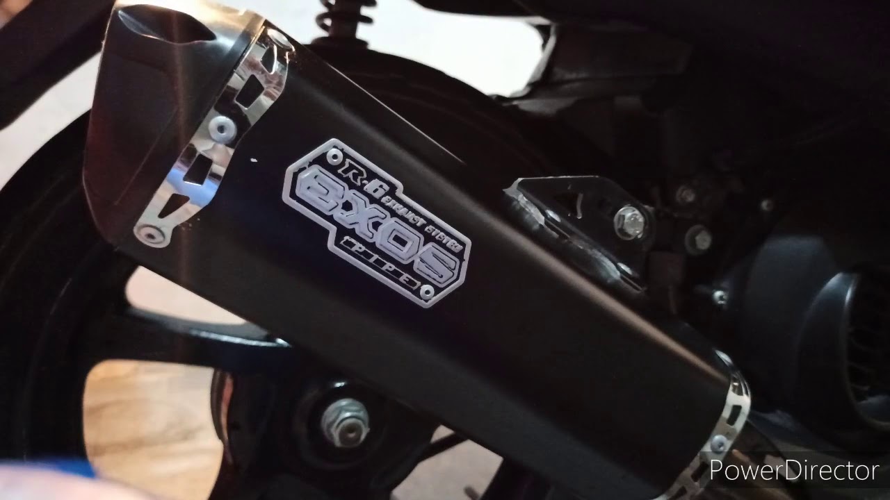 Exos Pipe R6 - Mio i 125 - YouTube