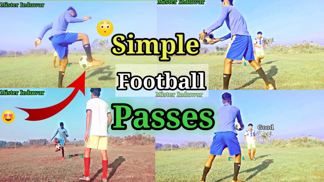 Simple Football Passes 👌 || Football Pass देने का आसान तरीका ...